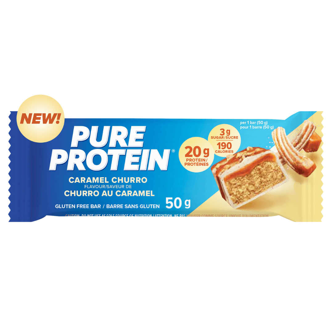 Pure Protein Bar - Caramel Churro - Single Bar – Mix It Up Munchies & More