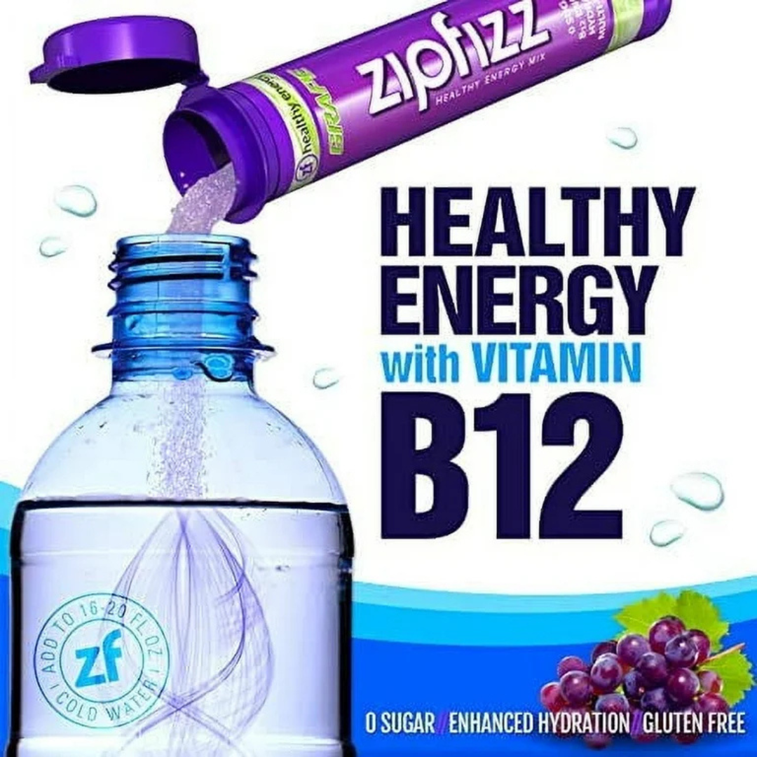 Zipfizz Energy Drink Mix Powder - Limon - Single Tube – Mix It Up ...