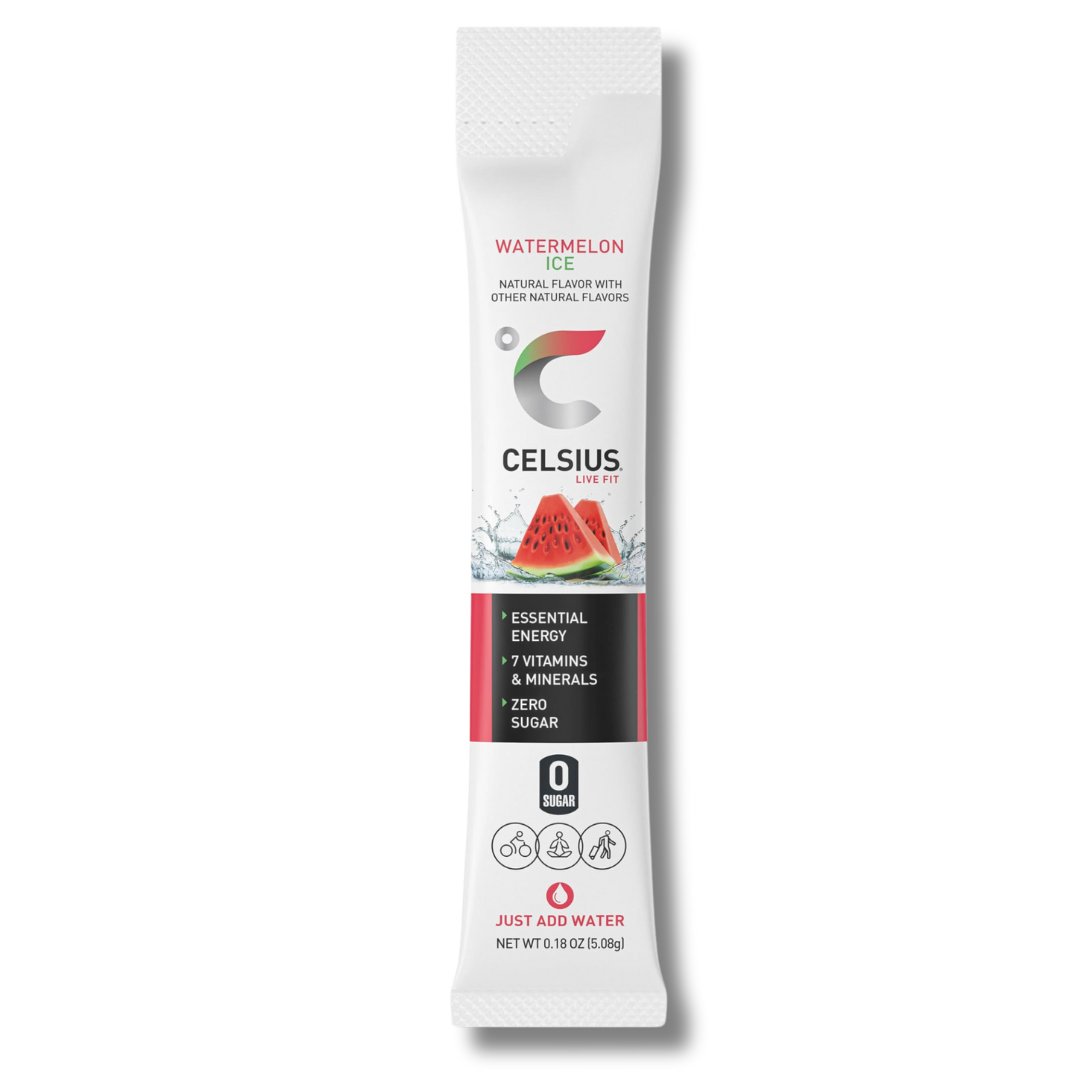 Celsius Energy Powder Drink Mix - Watermelon Ice – Mix It Up Munchies ...