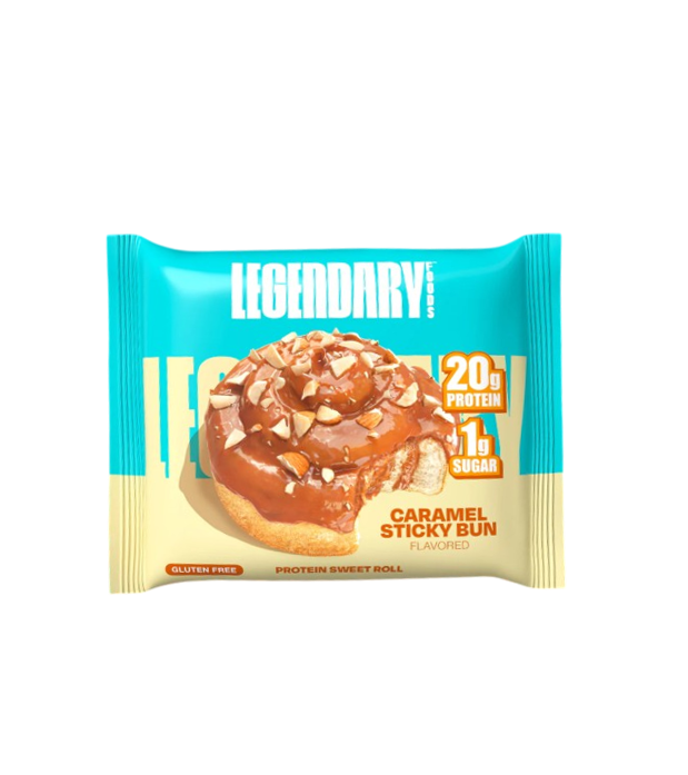 Legendary Protein Sweet Roll - Caramel Sticky Bun – Mix It Up Munchies ...