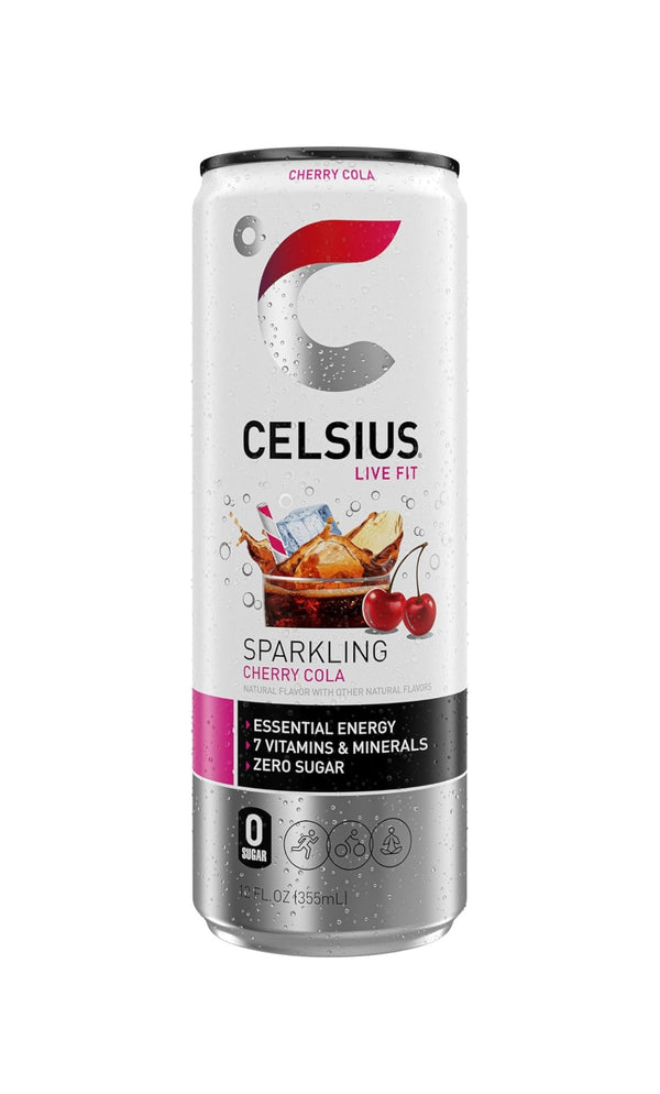 Celsius Sparkling Energy Drink -Cherry Cola (12 oz) – Mix It Up ...