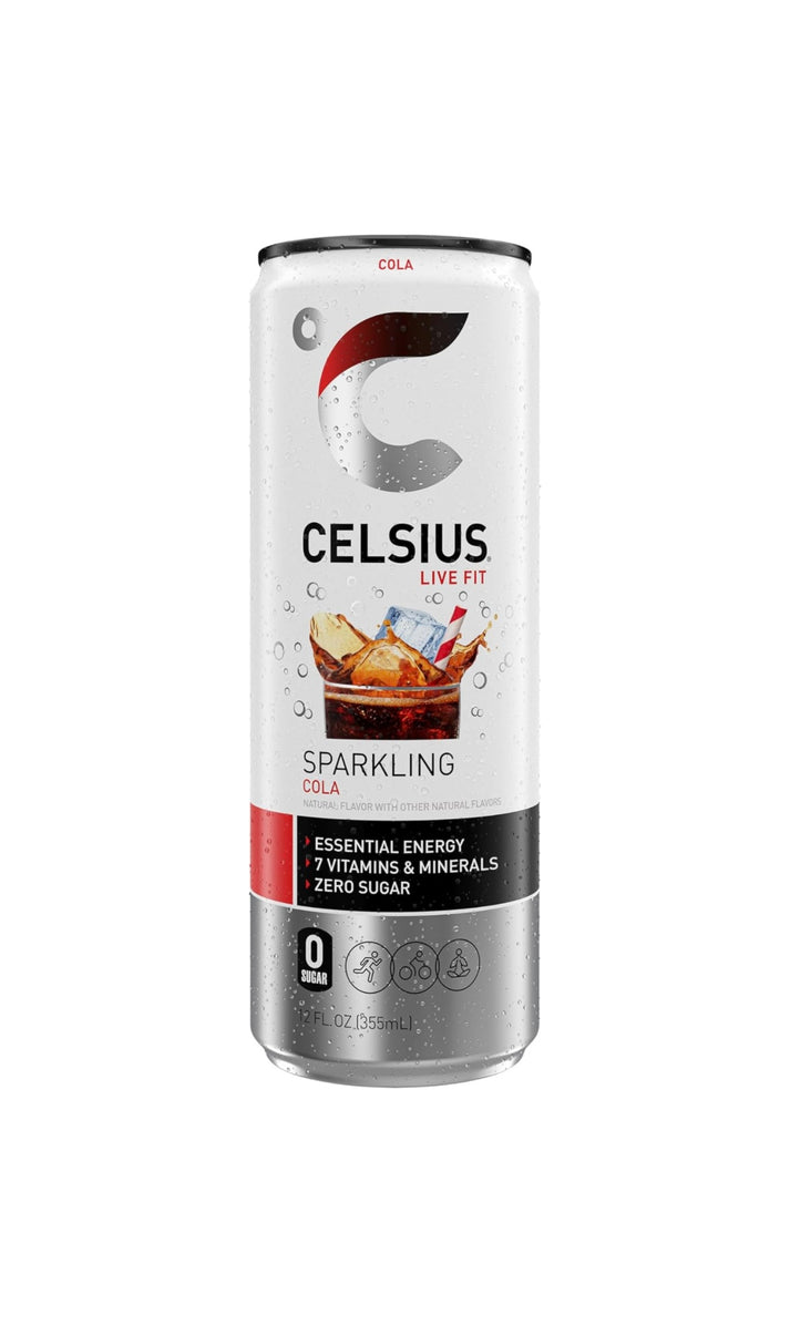Celsius Sparkling Energy Drink - Cola (12 oz) – Mix It Up Munchies & More